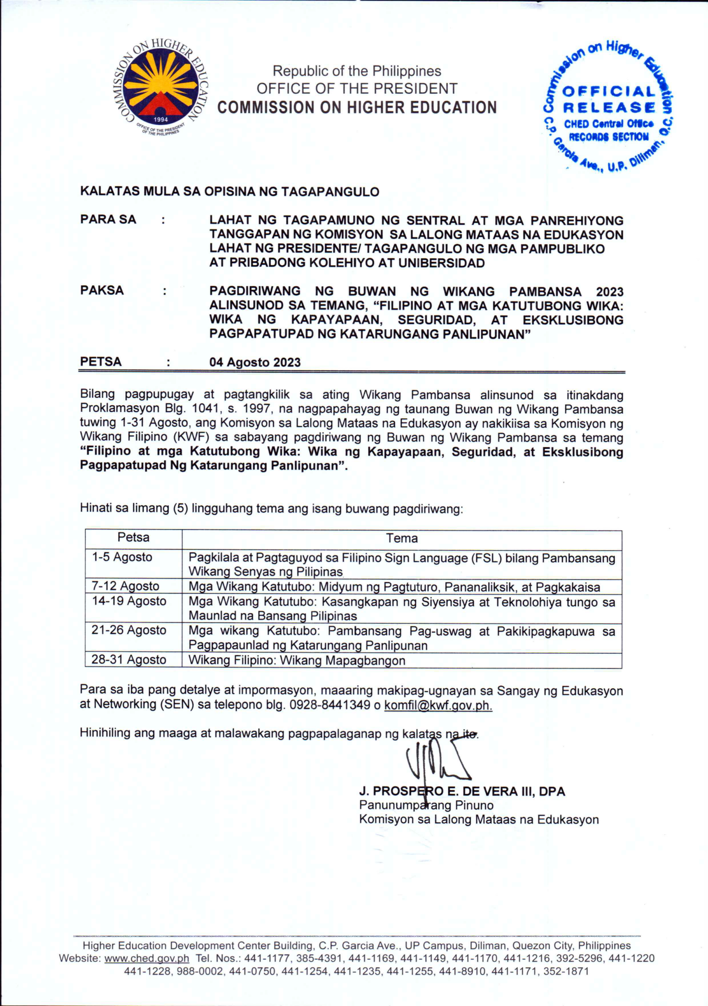 Buwan ng Wika 2023 - Cebuano Studies Center : Cebuano Studies Center