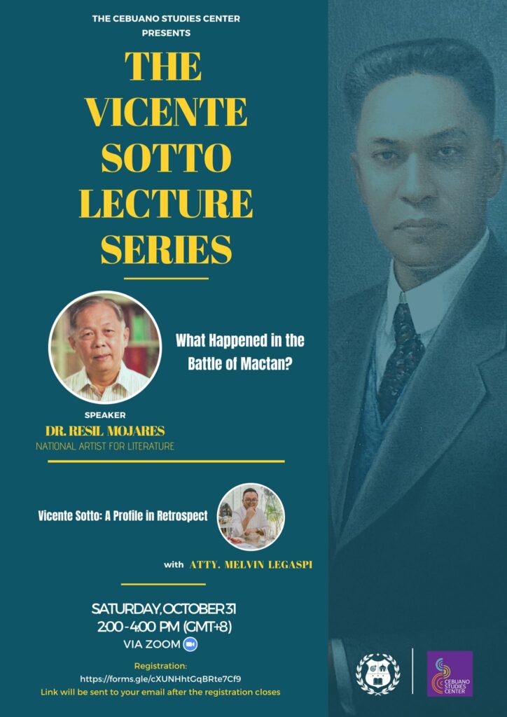 Vicente Sotto Lecture 2020 October - Cebuano Studies Center : Cebuano ...