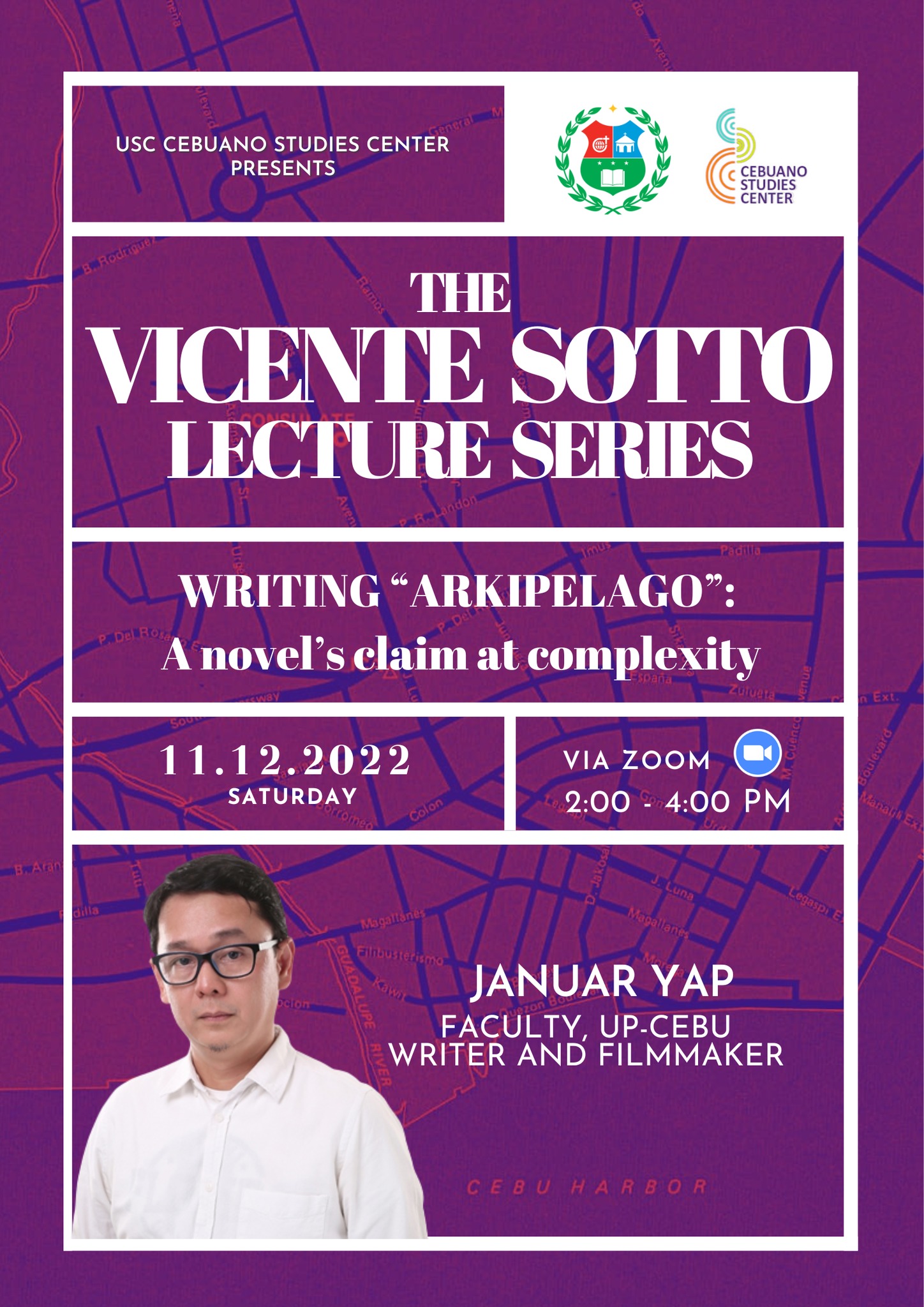 Vicente Sotto Lecture 2022 November - Cebuano Studies Center : Cebuano Studies Center