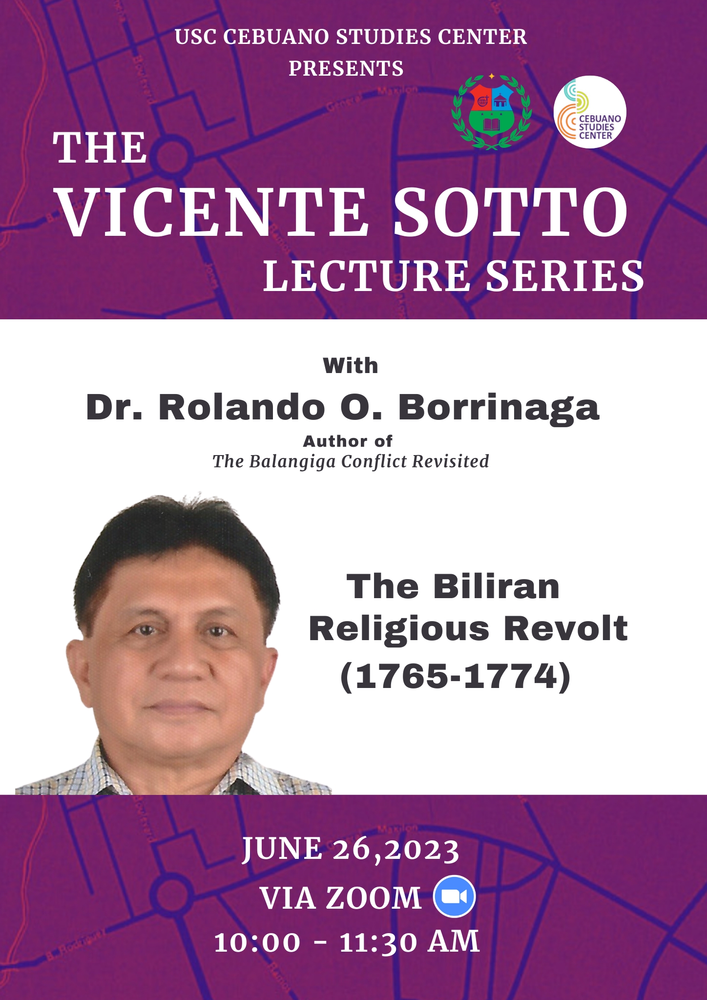 Vicente Sotto Lecture 2023 June - Cebuano Studies Center : Cebuano Studies Center